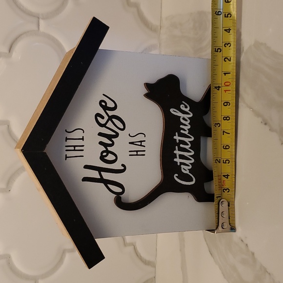 Accents | This House Has A Cattitude Sign | Poshmark